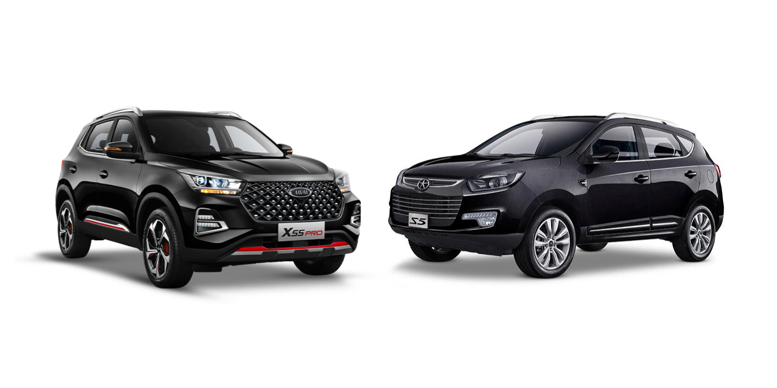 مقایسه ماشین X55 پرو با جک S5 - خانه خودرو